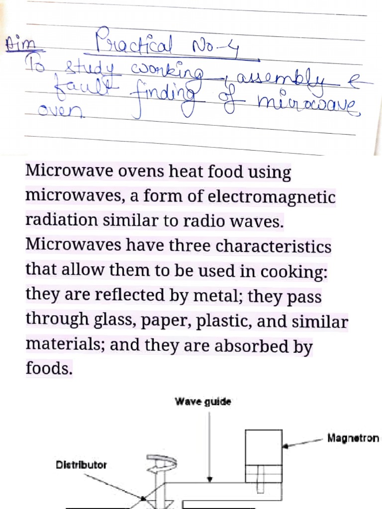 Microwave Oven Components Explained | PDF | Microwave | Electricity