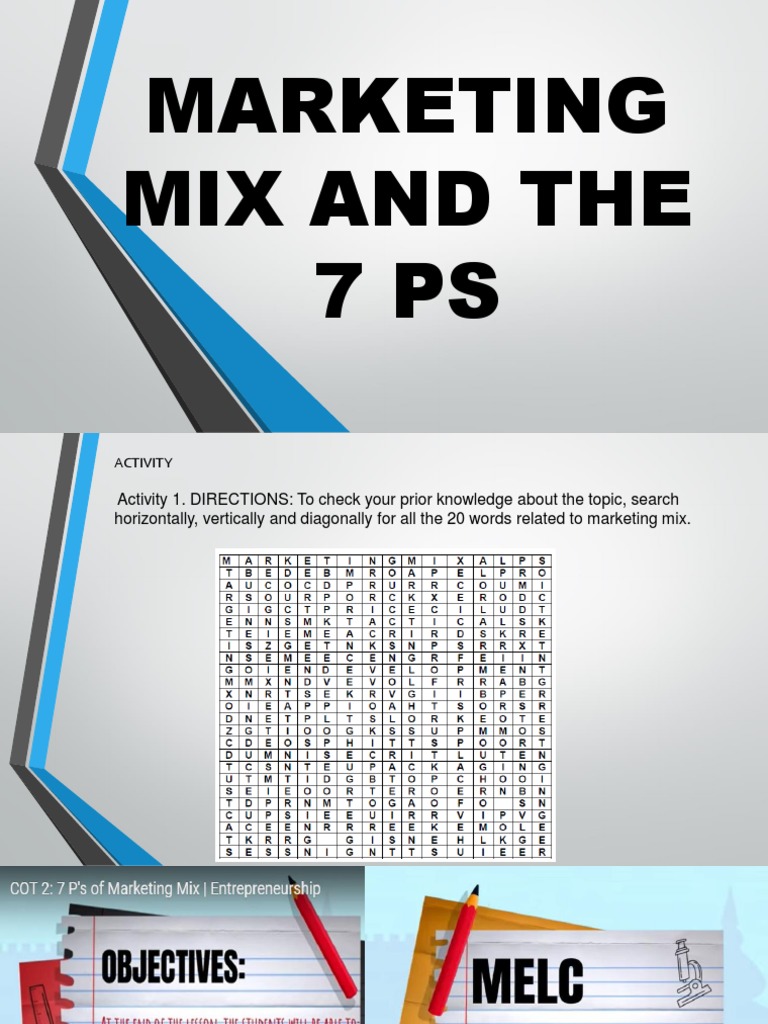 7ps Marketing Mix | PDF