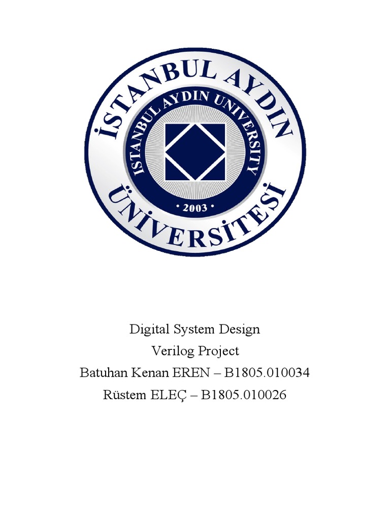 Digital - System - Design Verilog Project | PDF Digital - System - Design Verilog Project | PDF