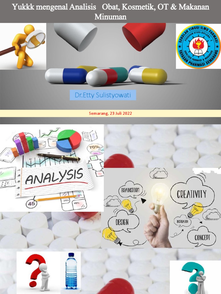 Yukk Mengenal Analisis Obat, Kosmetik, OT & Makanan Minuman | PDF