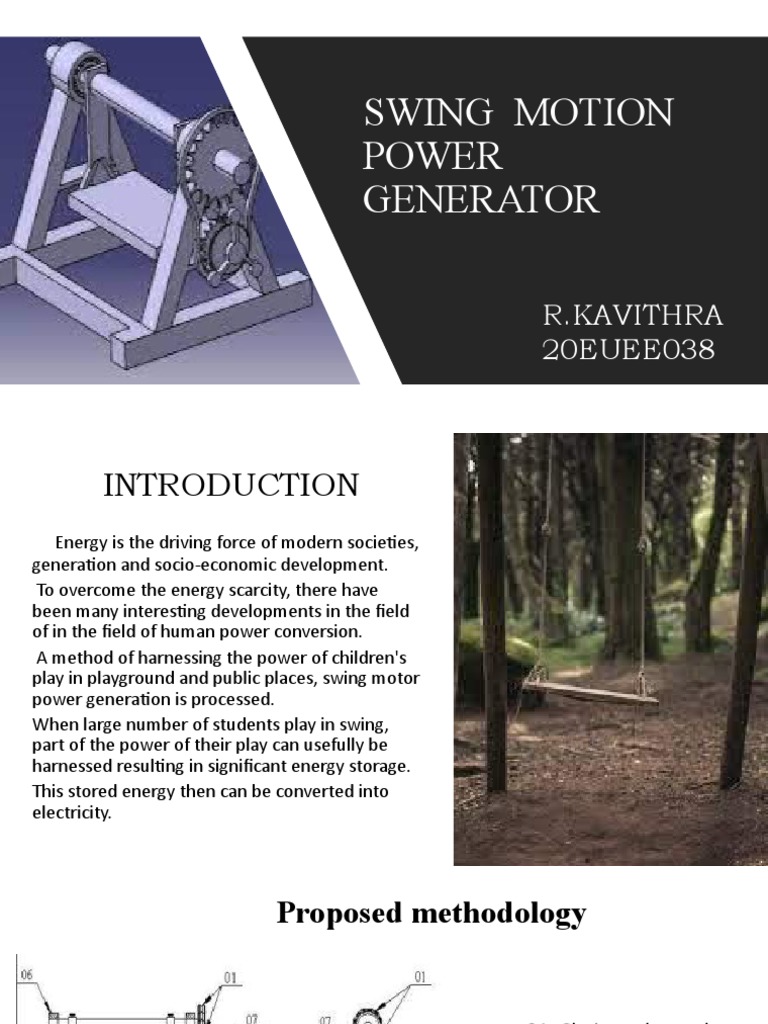 Swing Power Generation | PDF | Gear | Electric Generator