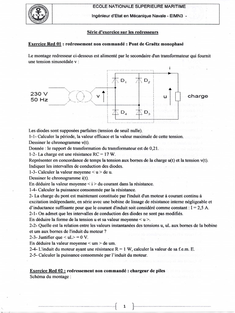 Serie D'exercice 01 - EIMN3 | PDF