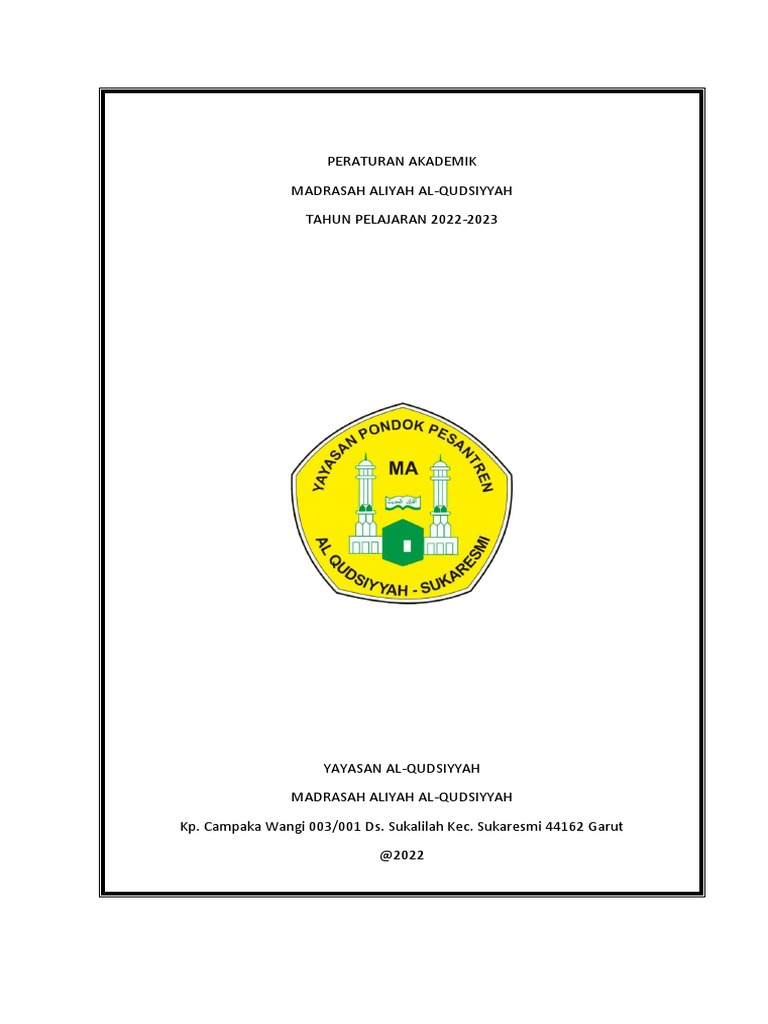 Cover Program Kerja Asessmen | PDF
