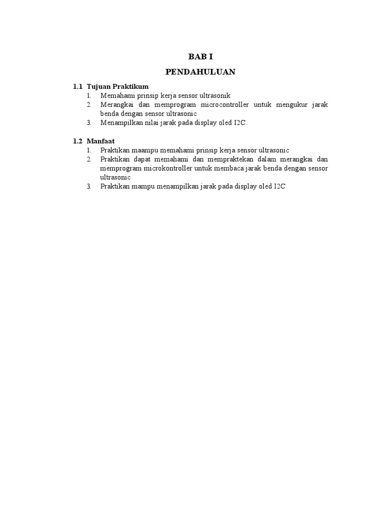 Rumus Sensor Ultrasonik HC-SR04 | PDF | Sains & Matematika
