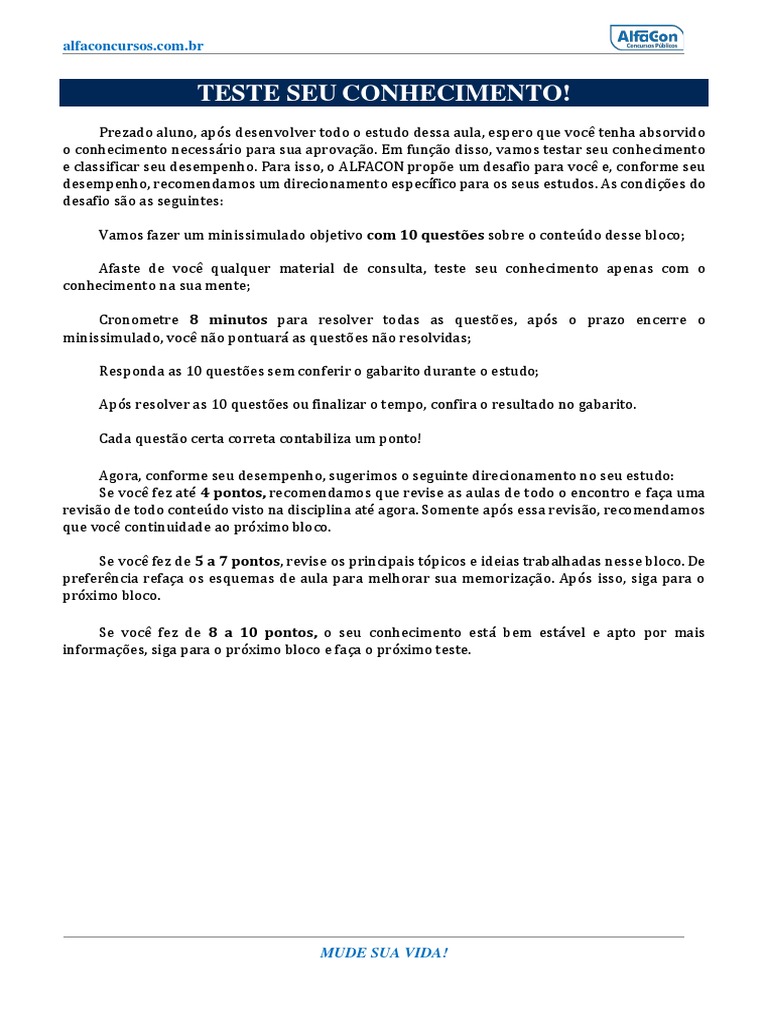 1 AULA - Minissimulado | PDF | Preservativo (camisinha) 1 AULA - Minissimulado | PDF | Preservativo (camisinha)