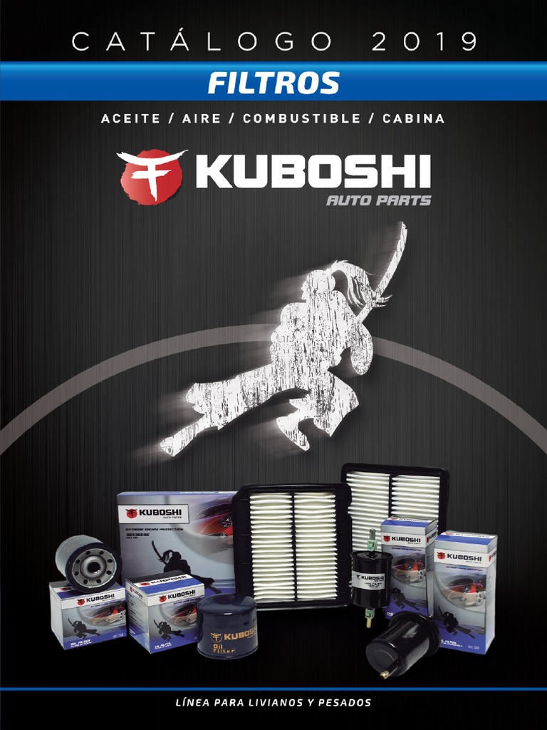 Catalogo Filtros Kuboshi 2019 | PDF