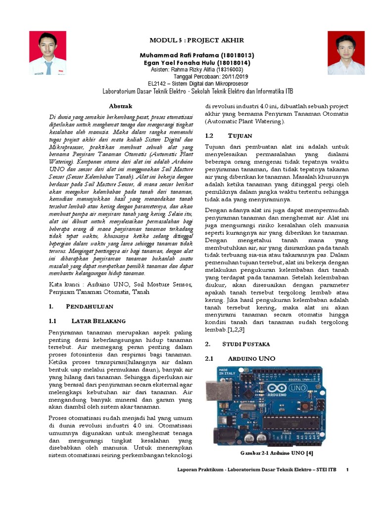 Projek Akhir Sistem Digital Dan Mikroprosesor | PDF | Sains & Matematika | Teknologi & Rekayasa