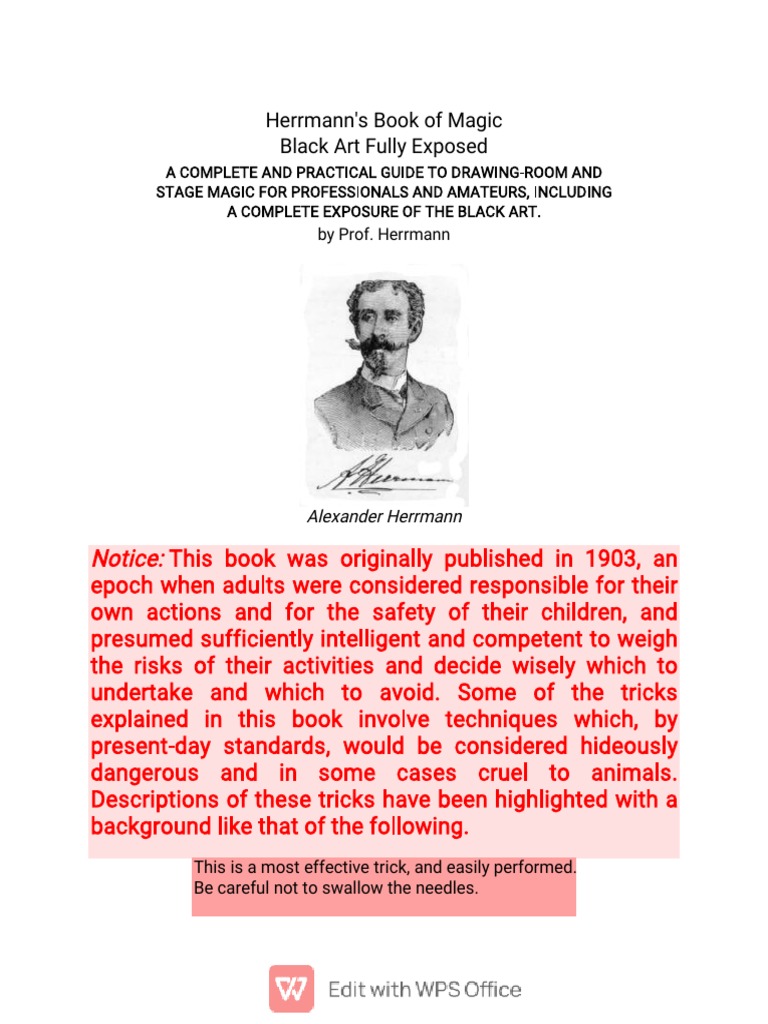 Magic Book | PDF | Magic (Illusion) | Hand