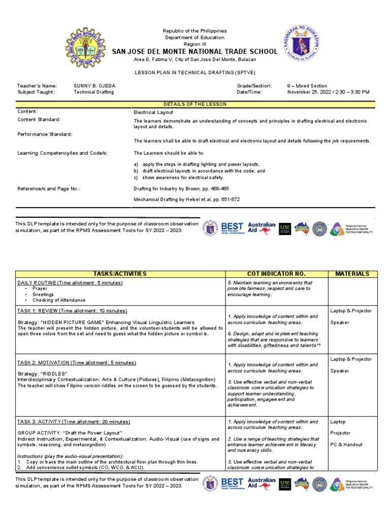 Ojeda Co1 Dlp-Sptve | PDF | Teaching Method | Learning