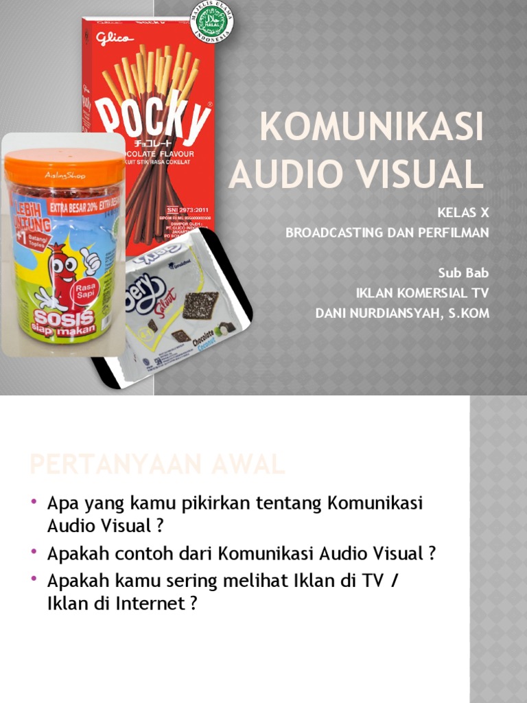 Iklan Audio Visual di Televisi | PDF | Karier & Perkembangan | Kajian ...