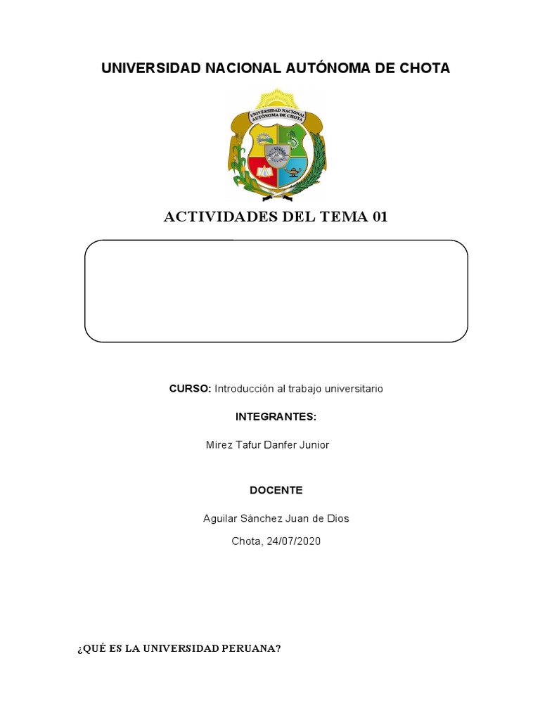 Actividad #01-Junior Mirez | PDF