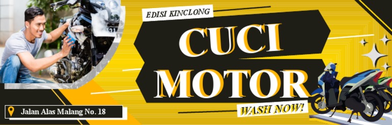 Banner Cuci Motor | PDF