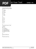 A1+ Progress Test 1 | PDF | Test (Assessment)