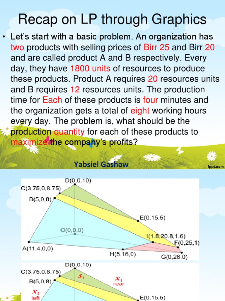 Chap 2 (Linear Programing by Simplex) | PDF | Mathematical Optimization ...