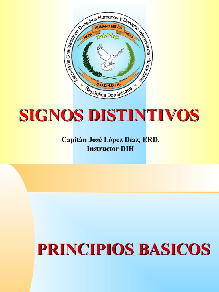 Signos Distintivos - Final | PDF | Movimiento Internacional de la Cruz ...