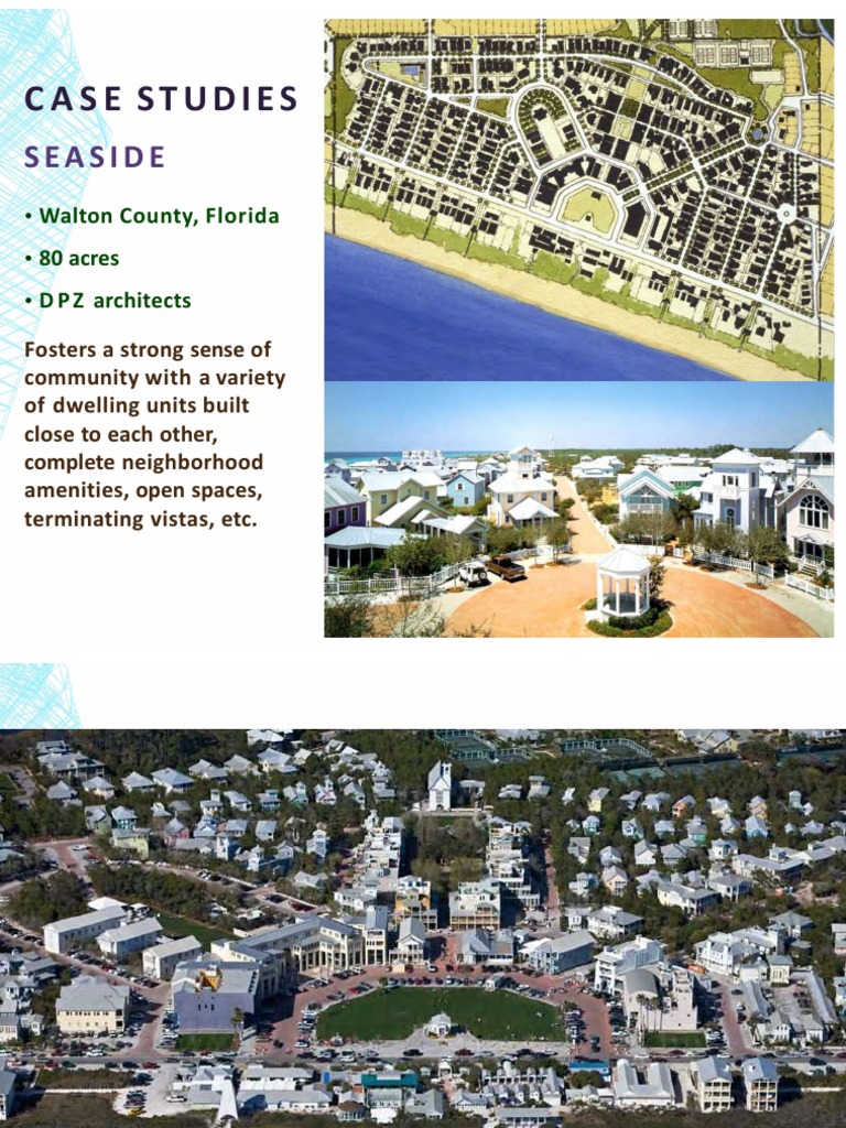 Seaside: A New Urbanism Case Study | PDF | Urban Planning | Urbanization