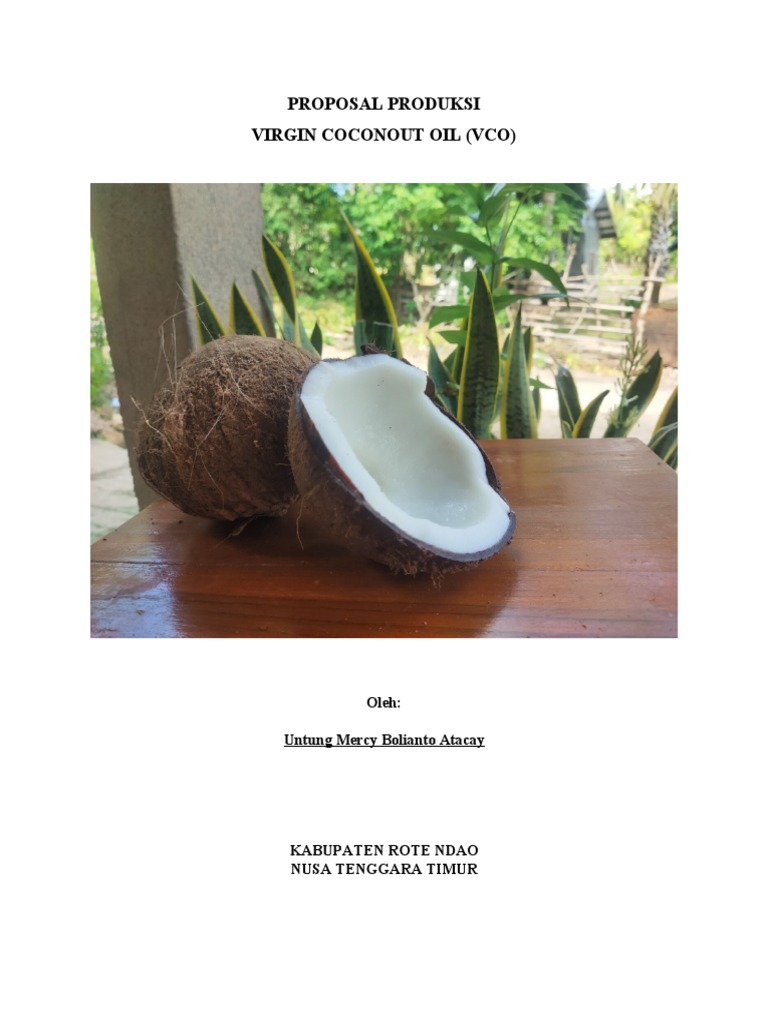 Coconout Oil Vco 2023 | PDF