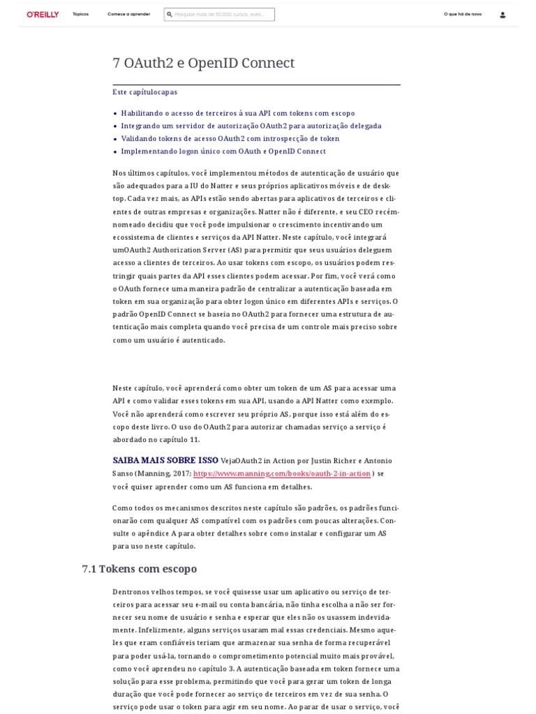 7 Oauth2 And Openid Connect Api Security In Action Pdf