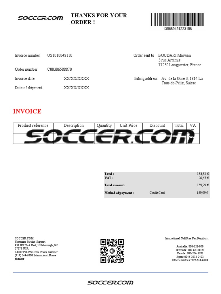 Facture | PDF | Credit Card | Invoice