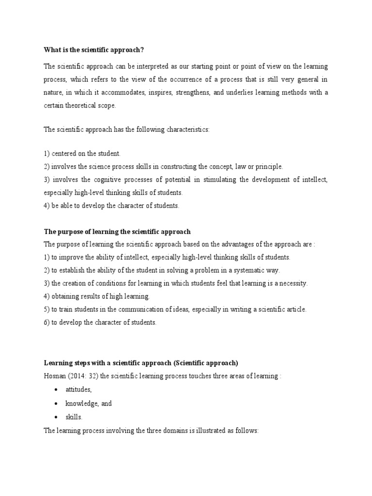 What Is The Scientific Method | PDF | Learning | Scientific Method