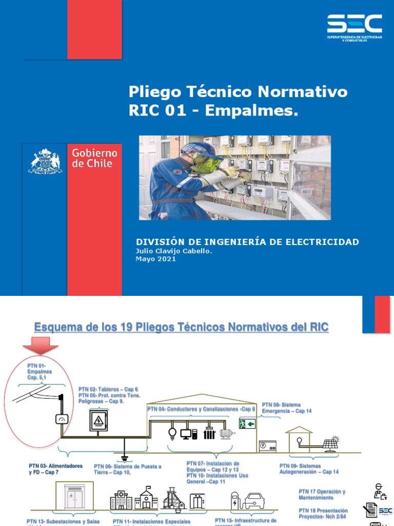 Presentación RIC 01_ Empalmes_250521 | PDF | Ingenieria Eléctrica