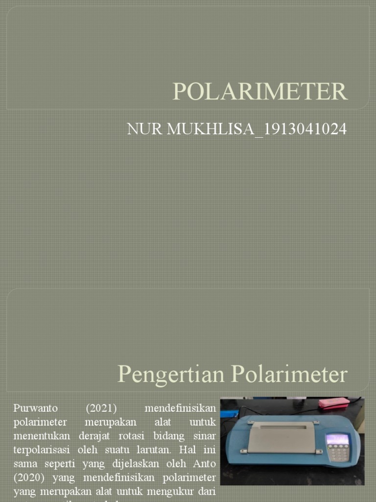 Polarimeter | PDF