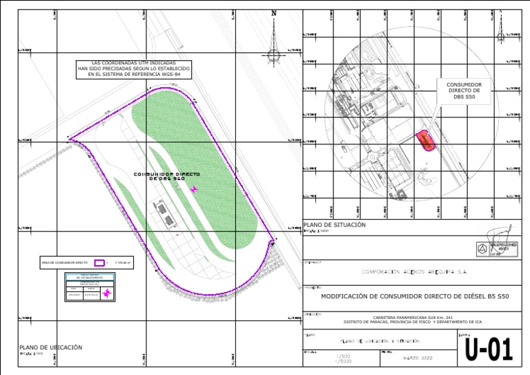 Plano de Ubicación y Situación | PDF | Geodesia | Geofísica