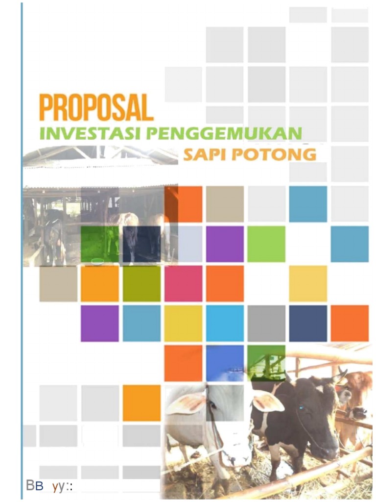 PDF Proposal Penggemukan Sapi | PDF