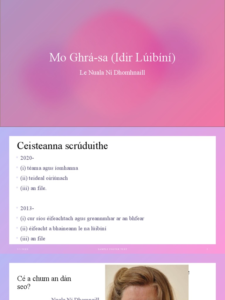 Mo Ghrá-Sa (Idir Lúibíní) | PDF