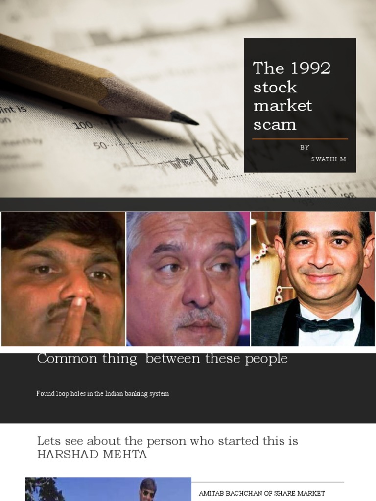 Harshad Mehta: The 1992 Scam Unveiled | PDF | Finance & Money Management