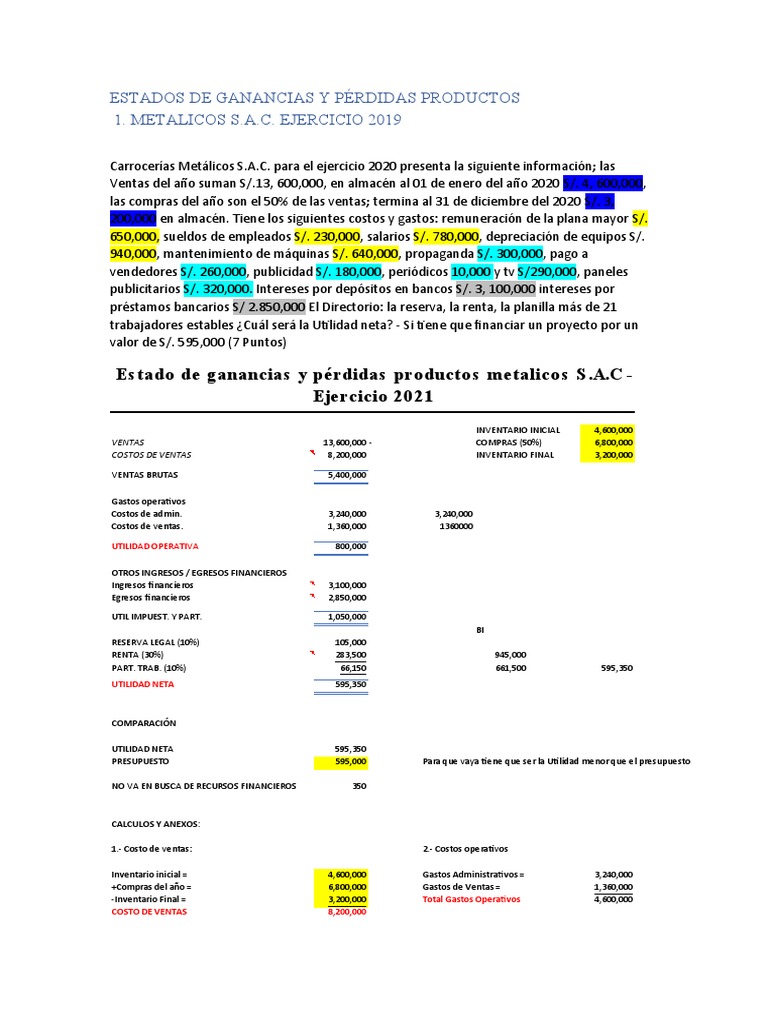 Examen Final Contabilidad | PDF | Presupuesto | Economias