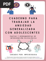19.cuadernillo para Trabajar La Ansiedad en Adolescentes y Niños | PDF ...
