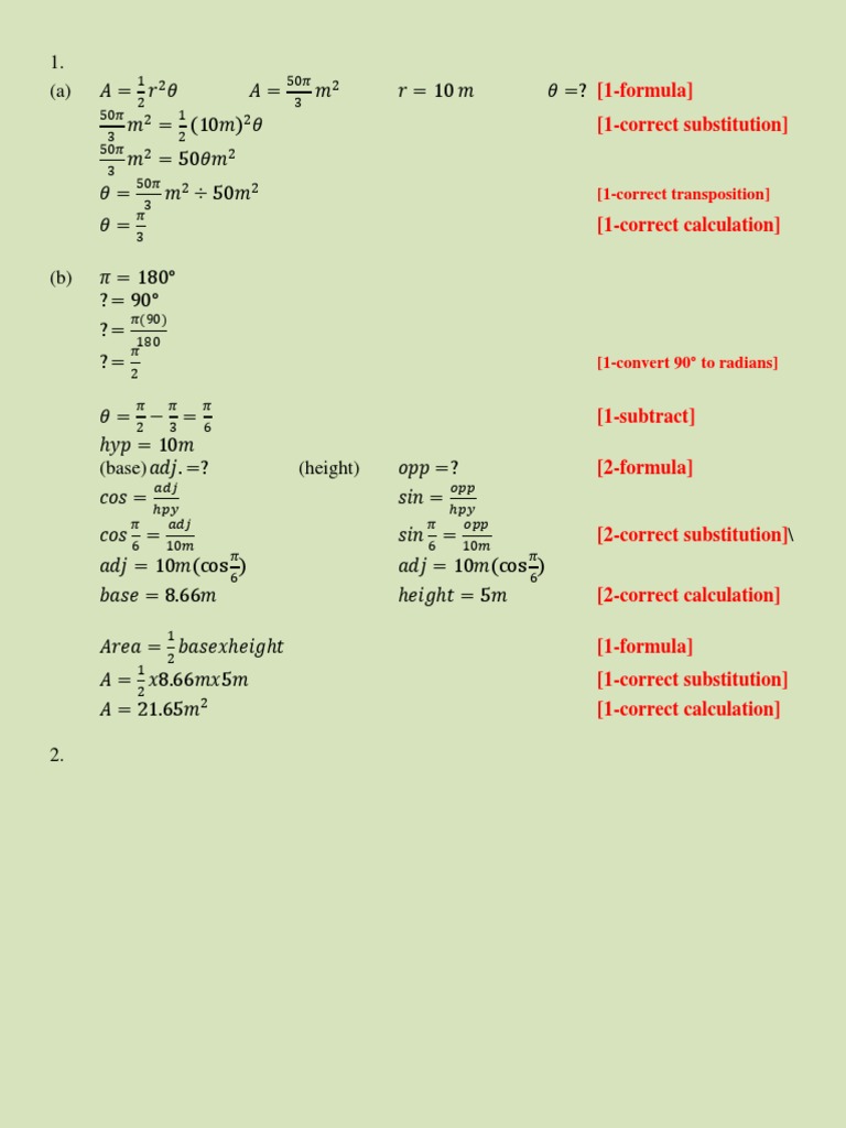 Graded Assignment-Radians - Solution | PDF Graded Assignment-Radians - Solution | PDF