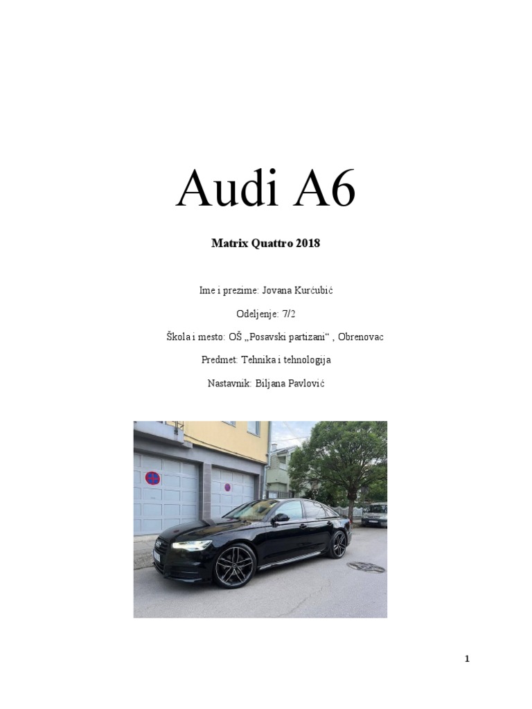 Audi A6 | PDF