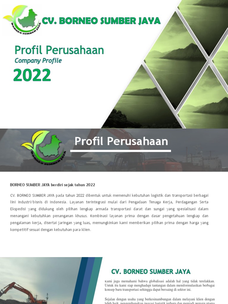 Profil Perusahaan CV - Borneo | PDF