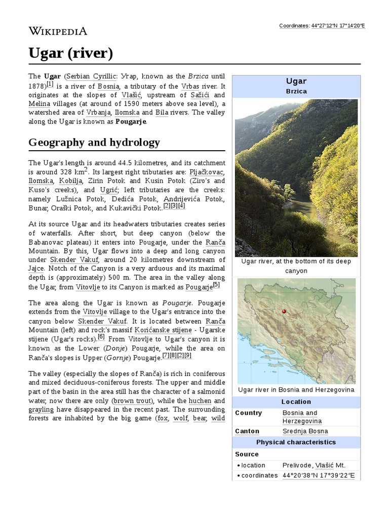 Ugar (River) | PDF | Earth Sciences | Physical Geography