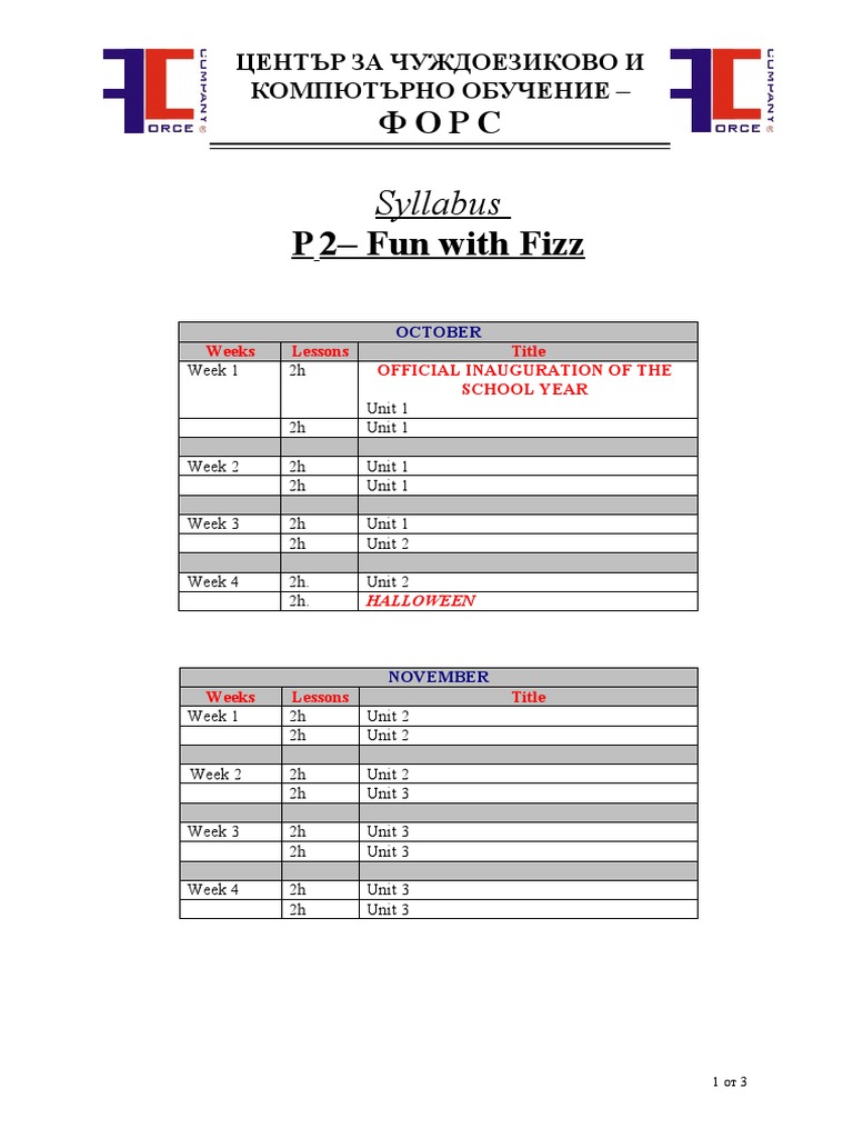 P2 Fun With Fizz | PDF