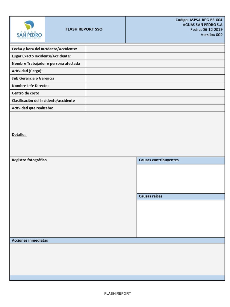 Informe Flash SSO - ASPSA | PDF