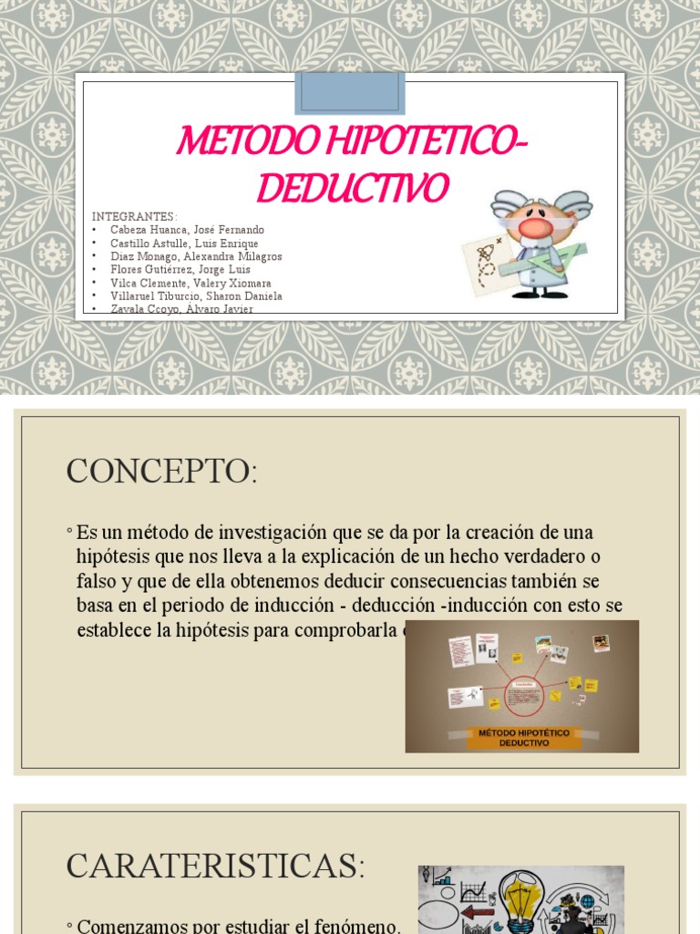 Metodo Hipotetico-Deductivo | PDF | Método científico | Hipótesis