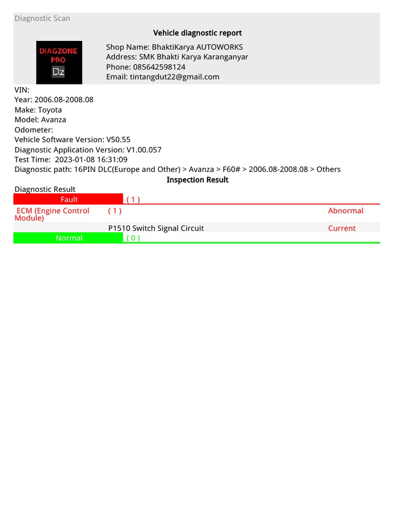 Toyota (DTC) 979860218892 20230108163109 | PDF