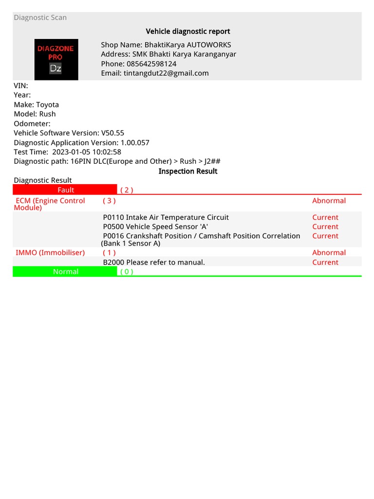 Toyota (DTC) 979860218892 20230105100258 | PDF