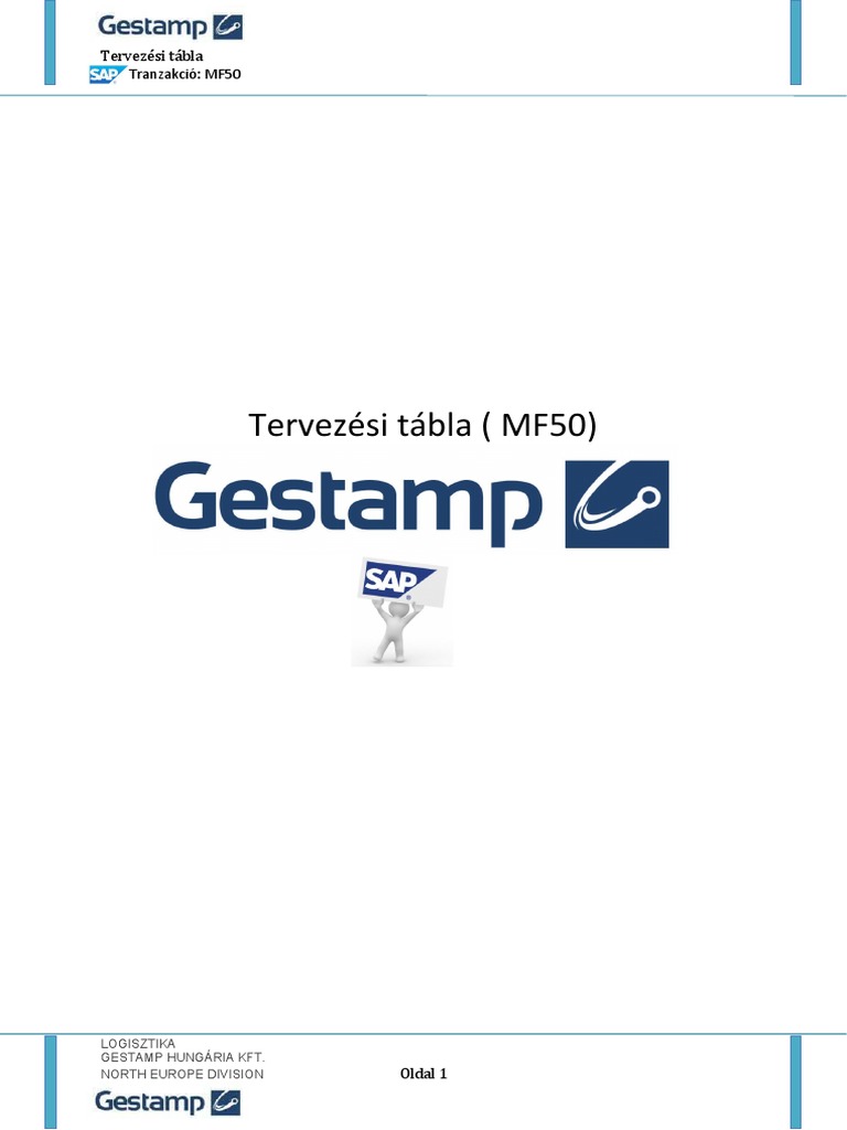 MF50 - Tervezési Tábla | PDF