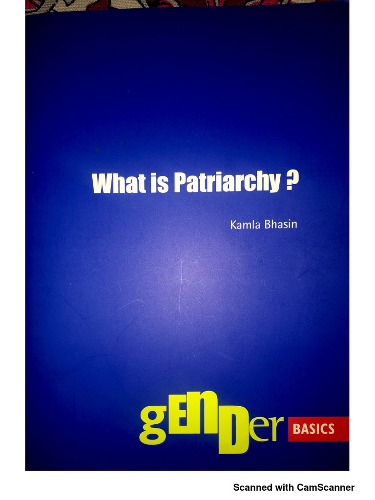 Kamla Bhasin - What Is Patriarchy | PDF