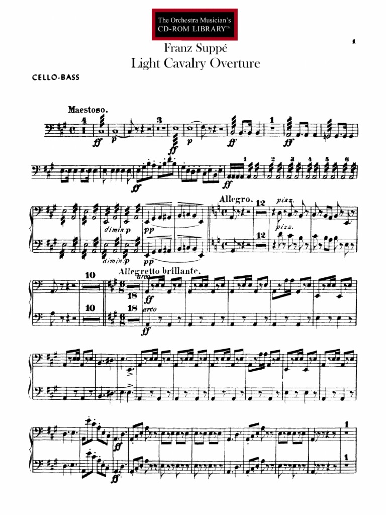 Suppé - Light Cavalry Overture | PDF
