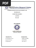 Practical File of Computer Graphics | PDF | Elementary Geometry | Space