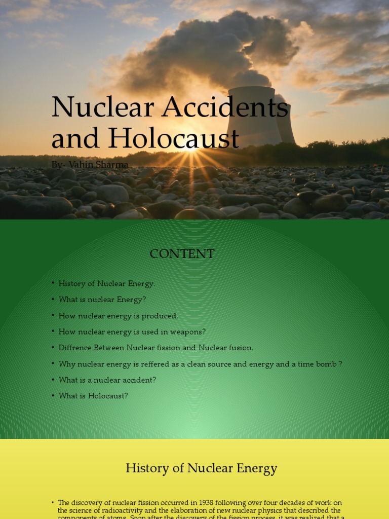 Nuclear Accidents and the Holocaust Explained | PDF | Nuclear Power ...