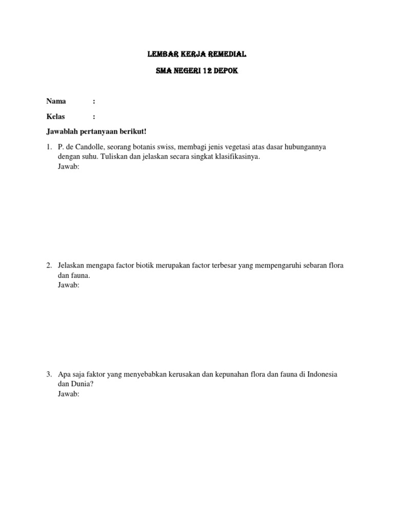 Remedial Geografi | PDF | Sains & Matematika | Kajian Bahasa Asing