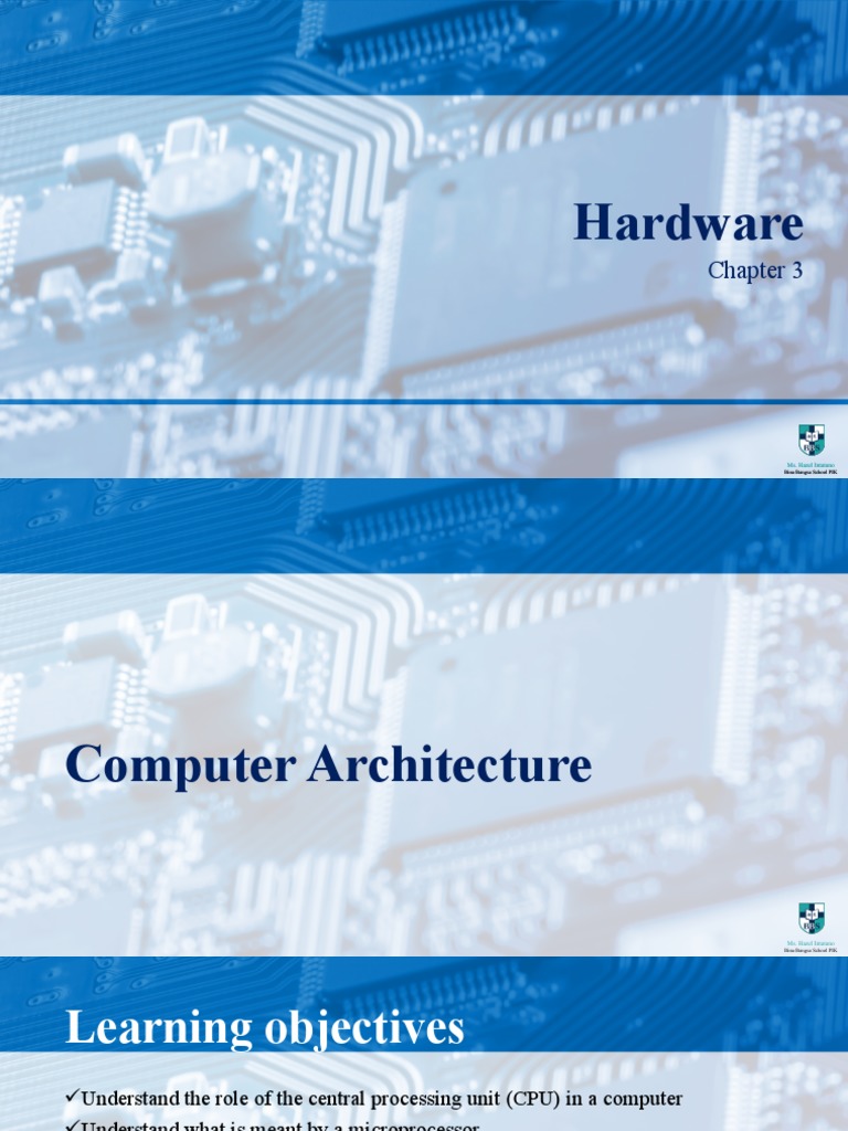 IGCSE Ch03 Computer Architecture Sec 3 | PDF | Random Access Memory | Central Processing Unit