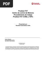 Protocolos de Pruebas Fat y Sat | PDF | Calidad (comercial ...
