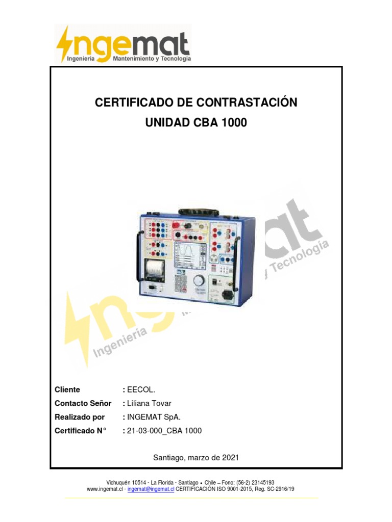 Em-06 Unidad Cba | PDF | Electricidad | Ingeniería Informática